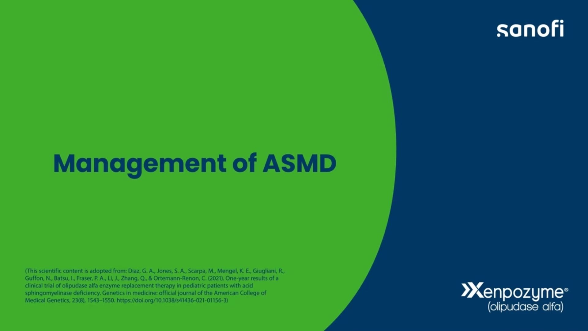 Management of ASMD - Expert opinion: Professor Fatma Al- Jasmi