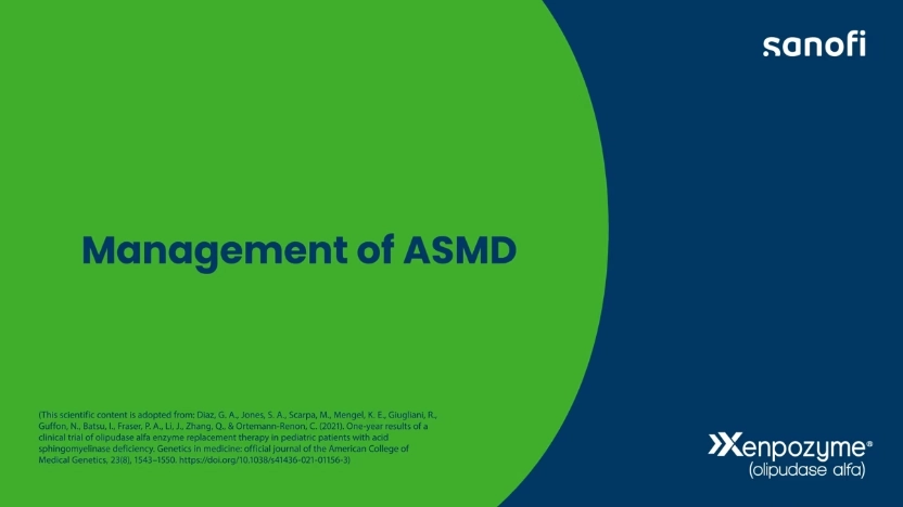 Management of ASMD - Expert opinion: Professor Fatma Al- Jasmi